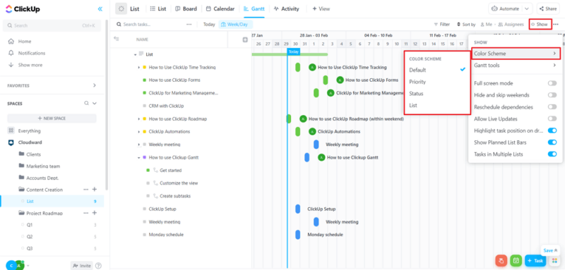 How to Use the ClickUp Gantt Chart Feature in 2023: ClickUp Gantt Charts Explained – StorageNewsBox