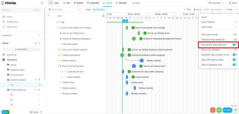 How to Use the ClickUp Gantt Chart Feature in 2023: ClickUp Gantt Charts Explained – StorageNewsBox